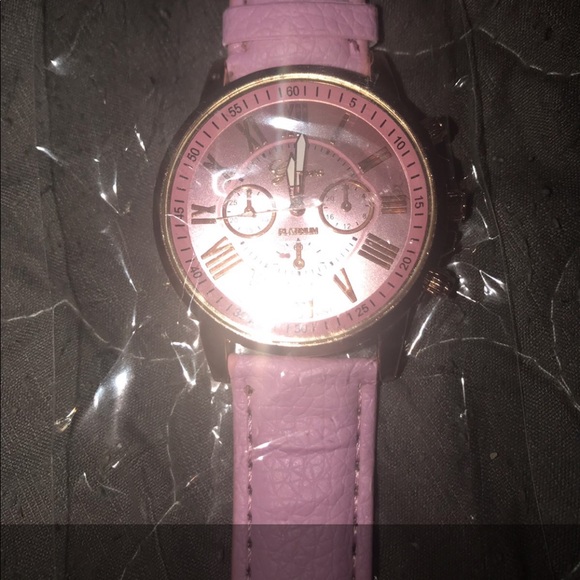 Geneva | Accessories | Newroman Numerals Geneva Pink Watch | Poshmark